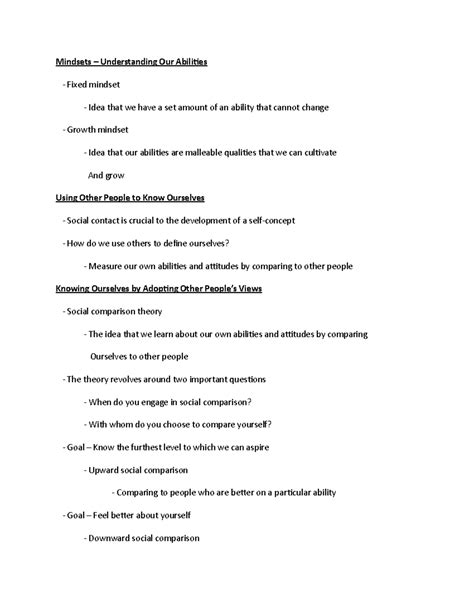 Intro To Social Psychology Chpt 5 Mindsets Understanding Our Abilities Fixed Mindset