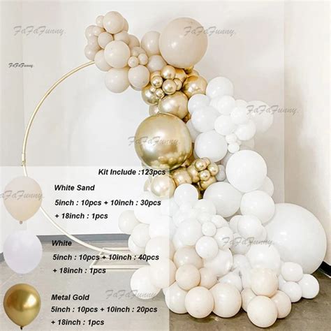 블러시 베이지 풍선 화환 아치 키트 결혼 웨딩 풍선 베이비 샤워 세례 생일 파티 풍선 장식 Aliexpress