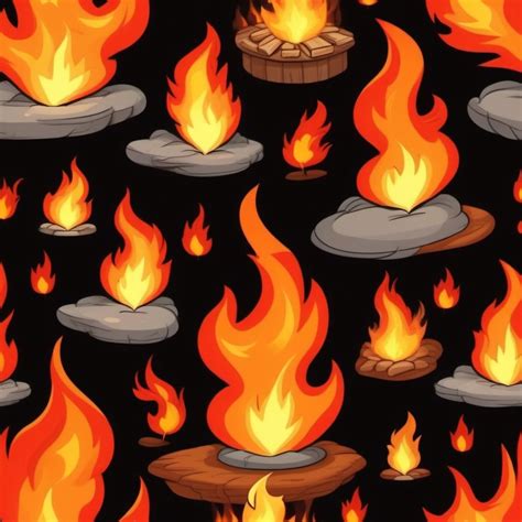Cartoon Style Fire Stable Diffusion Online