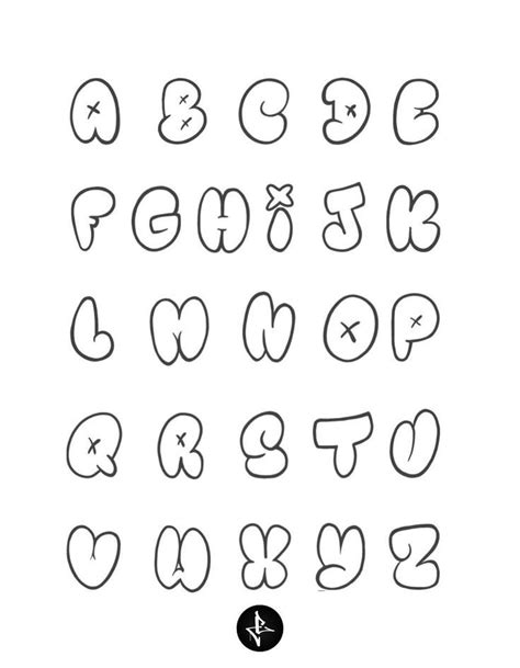 Graffiti Alphabet Bubble