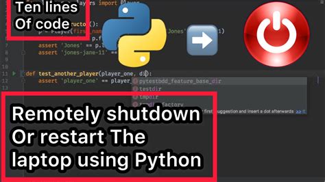 Python Project How To Remotely Shutdown Laptop With Use Python Youtube