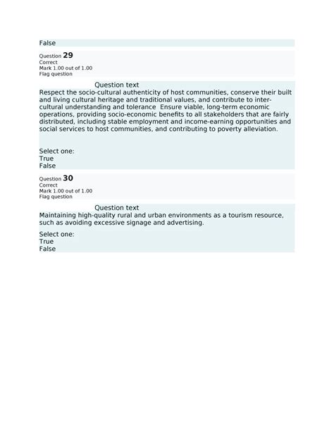 14 asdasd false question 29 correct mark 1 out of 1 flag question