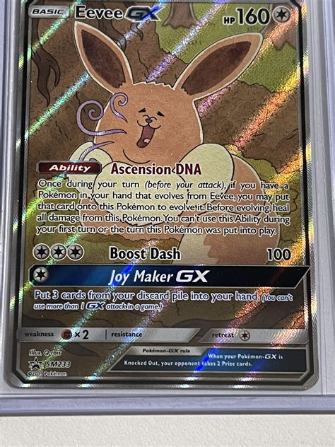 Mavin Full Art Eevee Gx Ultra Rare Black Star Promo Sm233 Pokémon