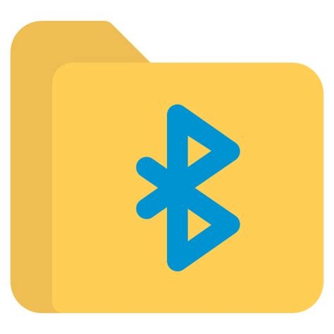 bluetooth document file folder format icon download on iconfinder