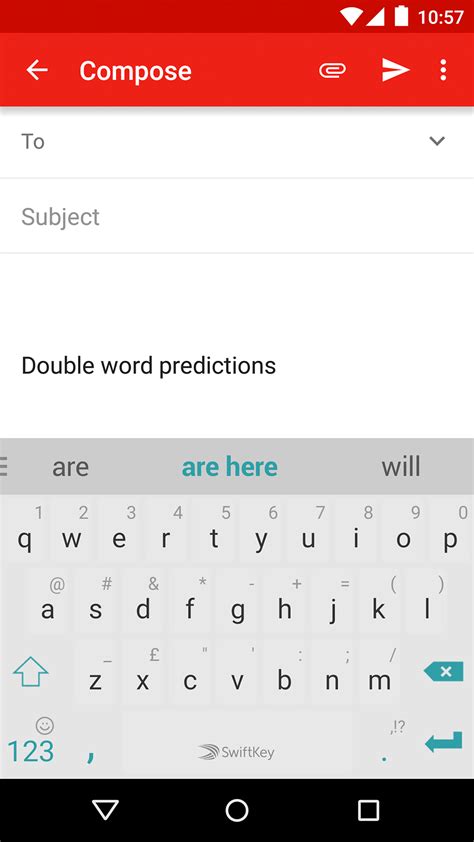 Swiftkey Beta 60 Brings Double Word Prediction Improved Emoji Panel