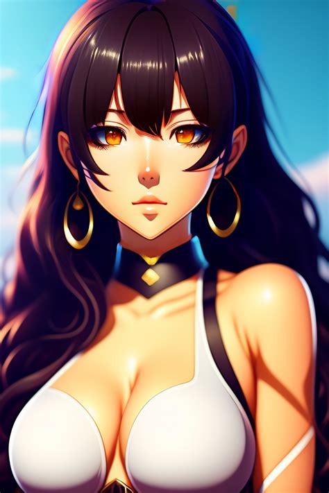 Lexica Sexy Realistic Anime Girl
