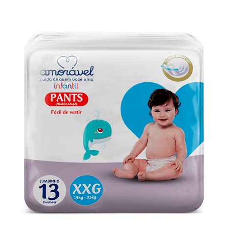 Fralda Amorável Pants XXG 13 Unidades Pague Menos