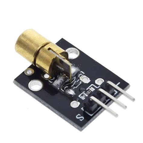 Ky 008 3pin 650nm Red Laser Transmitter Dot Diode Copper Head Module For Arduino Diy Kit Ask
