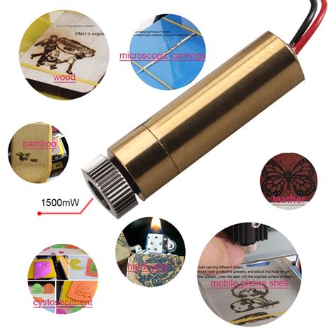 1500mw Cnc Laser Head Laser Cutter 405nm Laser Engraver Accessory For