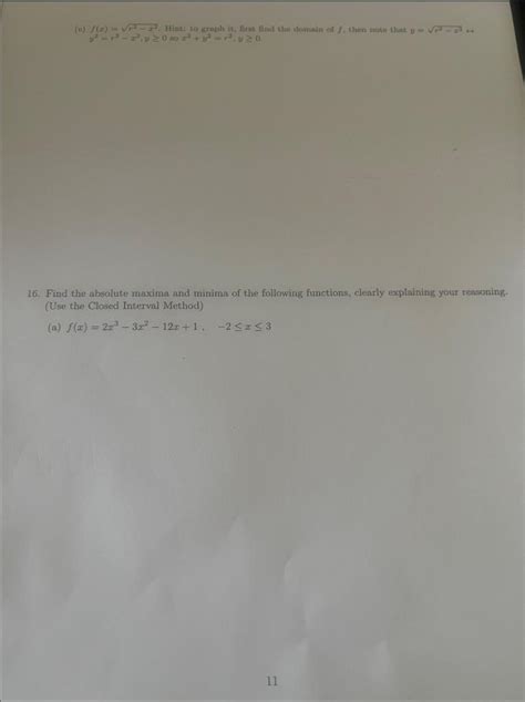 Solved For E Sketch The Graph Of The Following Functions Chegg