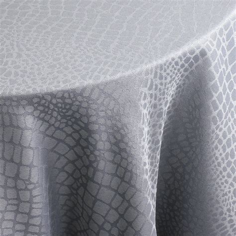 Nappe Ovale X Cm Jacquard Polyester LOUNGE Perle Linnea Linge De Maison Et