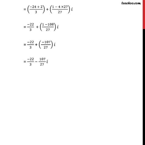 Ex 4 1 10 Express In A Ib 2 1 3i 3 Chapter 5