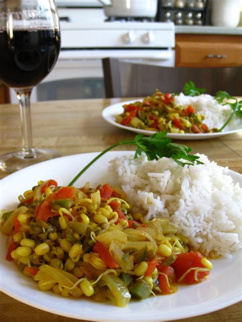 Casual Kitchen Indian Mung Bean Stirfry