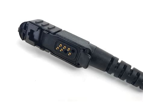 Coil Cable For Waveband Dual Muff Headset For Motorola Xpr 3000 Series