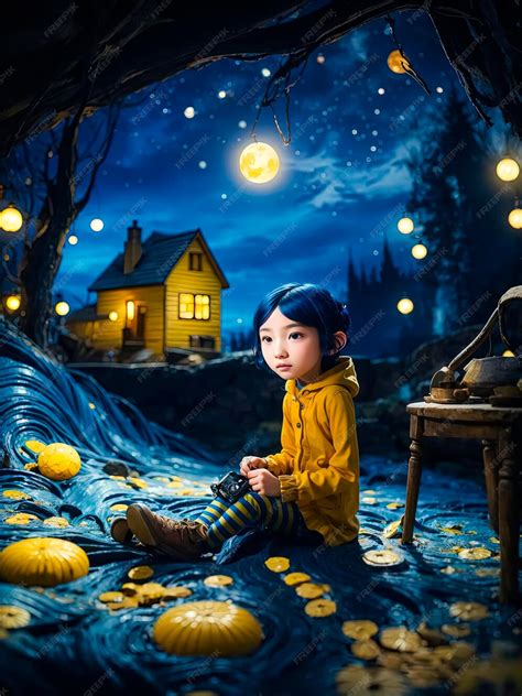 Premium Photo Coraline Girl Fantasy