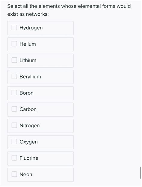 Answered Select All The Elements Whose Elemental… Bartleby