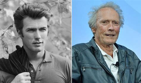 Клинт Иствуд в молодости и сейчас