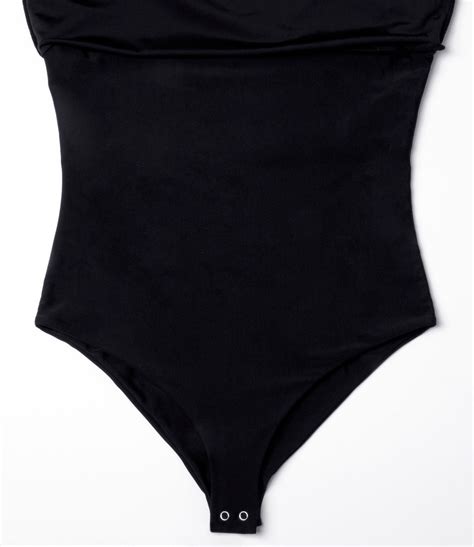 Ruffle Modest Swim Tunic Best Full Coverage Swimwear Burkini Black