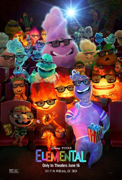 Elemental Posters And Video Preview New Pixar Movie