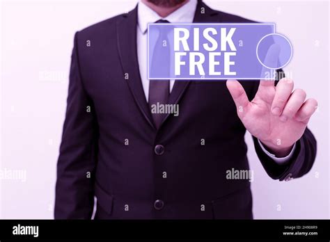 Writing Displaying Text Risk Free Business Overview Used To Describe Something That Does Not