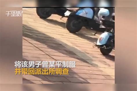 【广东】高明一男子站在车顶打砸小车以及自助银行，后被民警和治安人员用防爆叉和盾牌控制后抓获张同学被消防和交警点名高明一治安人员