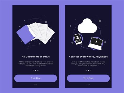 Cloud Onboarding Onboarding App Mobile App Design Onboarding