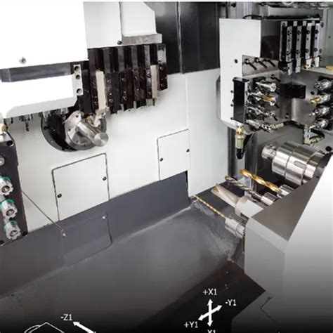 Swiss Type Cnc Automatic Lathe With Dual Spindles Jsl 42aby Swiss