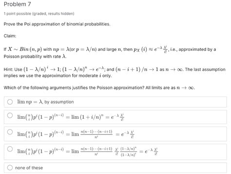 Solved Problem 7 1 Point Possible Graded Results Hidden