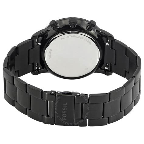 Fossil Chronograph Quartz Black Dial Mens Watch Fs5848 4064092079579