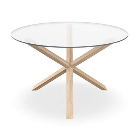 Dining Tables And Chairs Malvern Round Dining Table And Chairs Clear