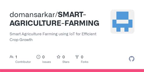 Github Domansarkar Smart Agriculture Farming Smart Agriculture Farming Using Iot For
