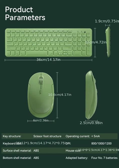 Bow Laptop External Keyboard Mouse Set Silent Desktop Temu