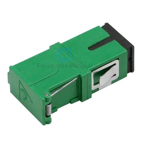 Fiber Optic Adapter SC APC Simplex Side Shutter