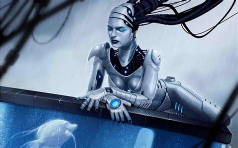 Woman Robot Wallpapers Top Free Woman Robot Backgrounds Wallpaperaccess