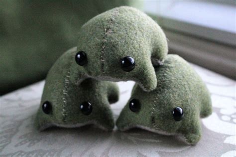 Felt Vintage Look Toad Plushies Etsy