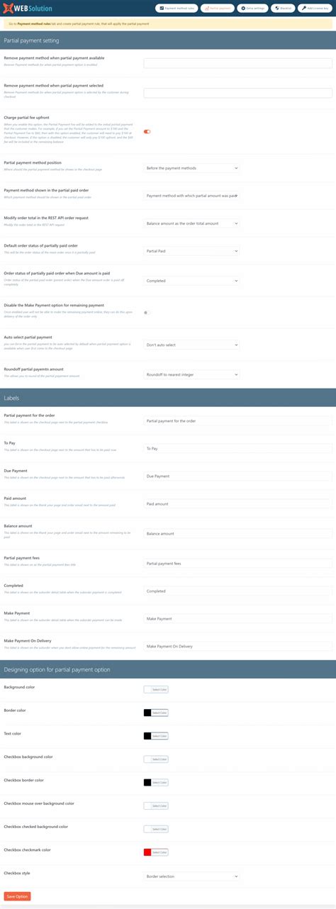 Partial COD Disable Payment Method For WooCommerce