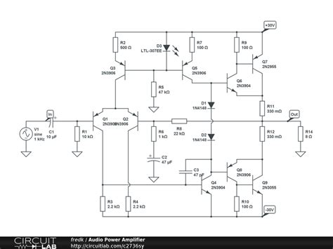 Audio Power Amplifier Circuit Designer