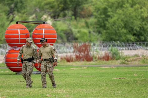 Greg Abbott Sued Over Border Plan To Deter Migrants With Buoys