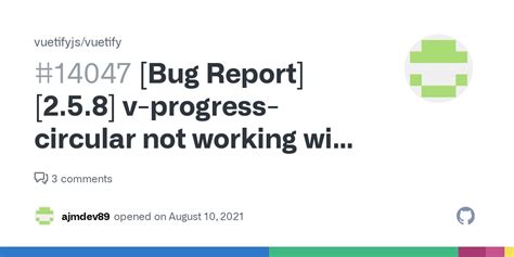 Bug Report 2 5 8 V Progress Circular Not Working With Faster Value