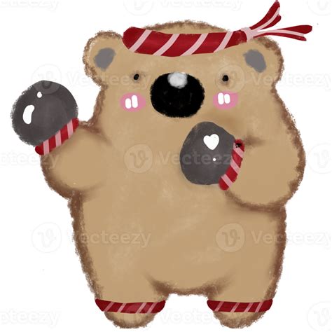 Cute Bear Character 27257755 Png