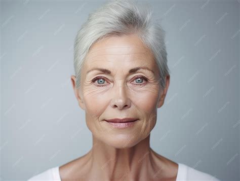 Premium Ai Image Senior Healthy Old Womans Face Portrait
