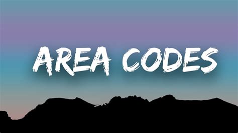 Area Codes Song At Hayley Matters Blog