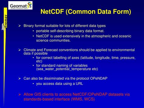 Ppt Managing Wms And Wcs On Multidimensional Netcdf Datasets With