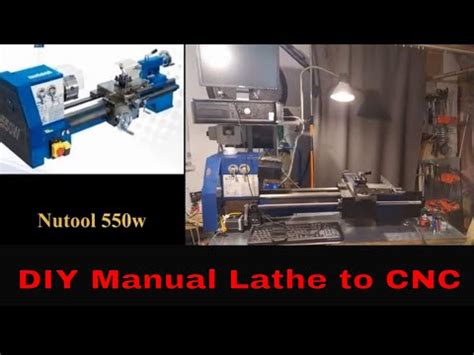 DIY CNC Lathe Conversion Nutool Mini Lathe YouTube