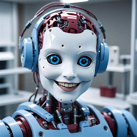 Ai Futuristic Robotic Human Character Premium Ai Generated Image
