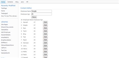Crud Operation In Share Point Using Jsom Maria Academy