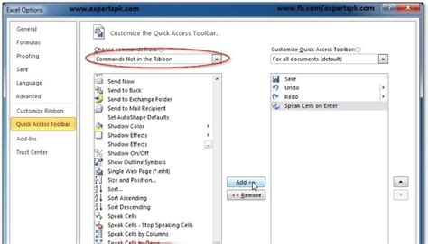 give excel it s voice the speak cells command