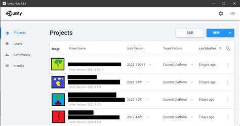 project image in hub unity engine unity discussions