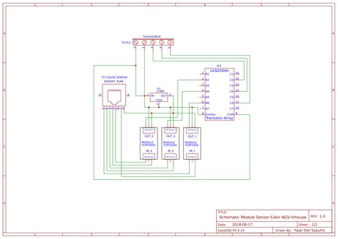 Schematic Module Sensor Agv Resources Easyeda