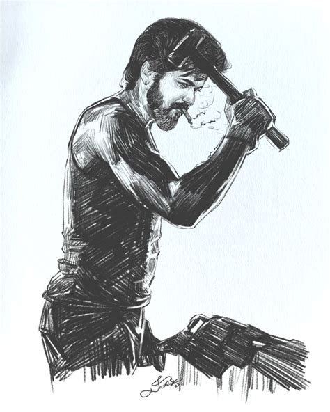 Leo Thalapathy Vijay Pencil Sketch 2023 Naaready Thalapathy68